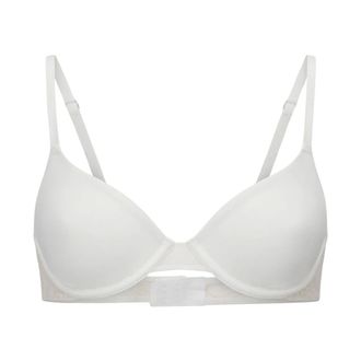 Wolford Soutien-gorge demi-bonnet &agrave; armatures flexibles en microfibre avec d&eacute;tails en dentelle - Femme - Sous-v&ecirc;tements - Blanc - Taille: 100C FR