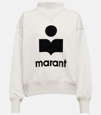 Isabel Marant Pull Moby en coton m&eacute;lang&eacute;
