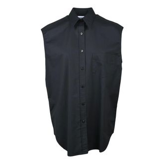 Moschino Femme, Blouses et Chemises, Noir, Taille: 36 FR Camicia Over