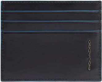 Piquadro Homme, Accessoires, Noir, Taille: ONE Size Porte-cartes de cr&eacute;dit homme mince en cuir avec protection Rfid
