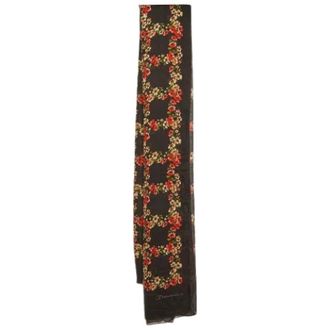 Dolce & Gabbana Pre-owned Seidenschal mit Mohnblumenmuster - - Pre-owned - Damen - Mehrfarbig - ONE SIZE
