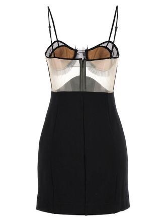 Nensi Dojaka Womens Black Viscose Short Dress