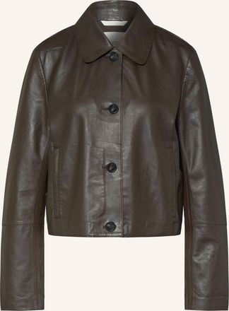 Marc O'Polo Marc Opolo Leder-Overjacket braun