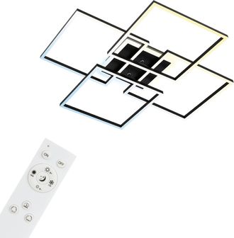 Briloner LED Deckenlampe Smart Home, funktioniert mit Alexa, Fernbedienung, LED Lampe, Deckenleuchte, Wohnzimmerlampe, Schlafzimmerlampe, Deckenbeleuchtung, 72