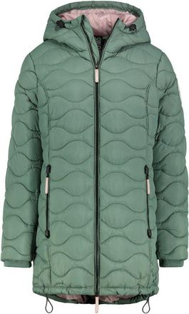 Sublevel Steppjacke Damen Mantel mit Kapuze Parka lange Winter Jacke