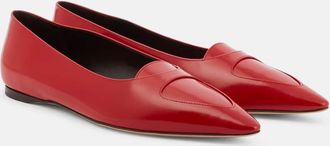 The Row Ballerines Viv en cuir