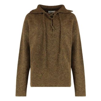 Isabel Marant Phylia Alpaka-Mischpullover - - Knitwear - Damen - Gr&uuml;n - XS
