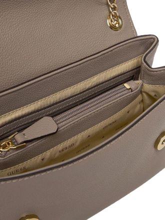 Guess Womens Crossbody Bag Dark Taupe Polyurethane - Crossbody-Bags