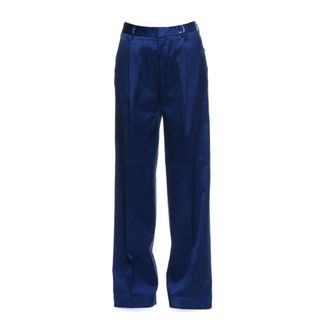 Cellar Door Monochrome Weite Hose - - Trousers - Damen - Blau - M