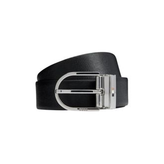 HUGO BOSS Homme, Accessoires, Noir, Taille: ONE Size Ceinture en cuir r&eacute;versible