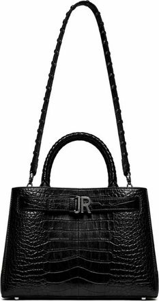 John Richmond Femme, Sacs, Noir, Taille: ONE Size Sac &agrave; main effet reptile