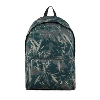 A|X Armani Exchange Rucksack, Rundum bedruckt (Gr&uuml;n)