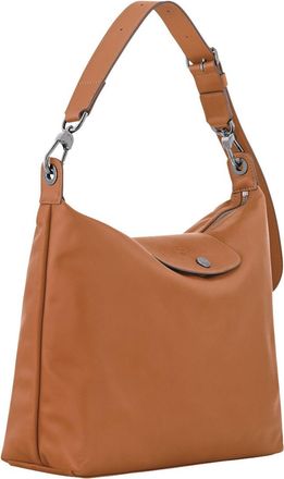 Longchamp Womens Hobo Bag Le Pliage Beige Shoulder