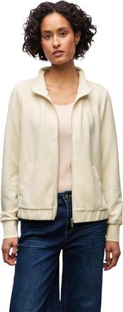 Street One Damen 3227706 Strukturjacke mit Zipper, Soft beige, 44