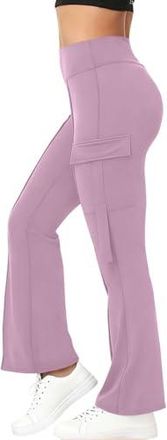 Generic Legging pour femme avec jambes &eacute;vas&eacute;es et fonction lifting des fesses, taille haute, id&eacute;al pour le yoga, la course et la randonn&eacute;e, pantalon pour femm