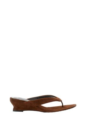 Le Monde Beryl Sandalen - Micro Wedge Flip-Flops - Gr. 36,5 (EU) - in Braun - f&uuml;r Damen