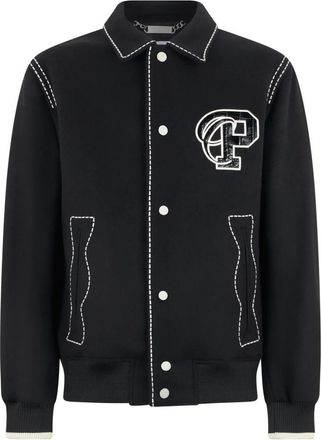 Philipp Plein Homme, Vestes, Noir, Taille: 2XL Coster Jacket Contrast Stitching