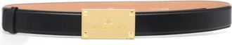 Elisabetta Franchi Femme, Accessoires, Noir, Taille: 2XL Logo Buckle Belt