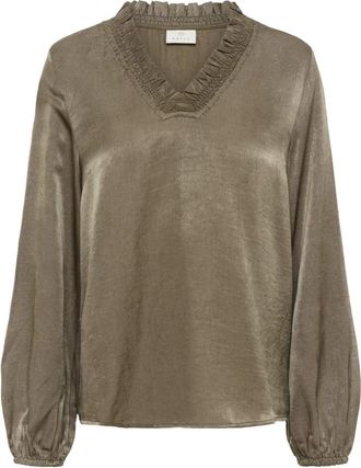 Kaffe Femme, Blouses et Chemises, Vert, Taille: 40 FR Blouses