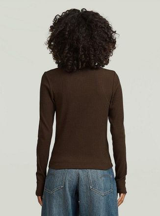 G-Star T-Shirt 2 Way Slim Rib T-Shirt