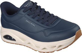 Skechers Slip-On Sneaker SKECHERS UNO GLIDE-STEP-GLIDE ON AIR, Herren, Gr. 47,5, navy, Lederimitat, Schuhe, Schn&uuml;rschuh, Freizeitschuh mit Handsfree Slip-Ins T