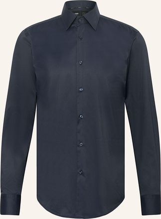 HUGO BOSS Hemd Hank Slim Fit blau