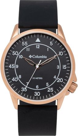 Columbia Viewmont Armbanduhr f&uuml;r Herren/Damen Unisex, Leder, Sport (Rosa/Schwarz)