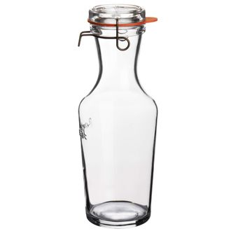 Luigi Bormioli Lock Eat Canning, Einkochen & Servieren Juice Jar, 34 oz, 6 Stück