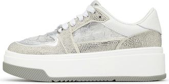 Loriblu Femme, Chaussures, Blanc, Taille: 35 EU Baskets enti&egrave;rement orn&eacute;es de cristaux ton sur ton