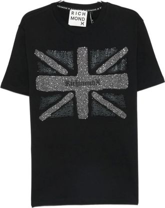 John Richmond Homme, Tops, Noir, Taille: XS Youssou T-Shirt