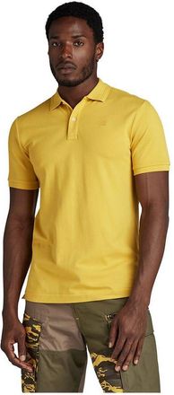 G-Star G-Star RAW Herren Dunda Slim Poloshirt, Gelb (dk Lemon D11595-5864-348), S