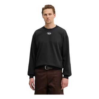 Diesel Herren, Sweatshirts & Hoodies, Schwarzk, MGr&ouml;&szlig;e