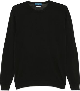 Daniele Fiesoli Fein gerippter Pullover - Schwarz