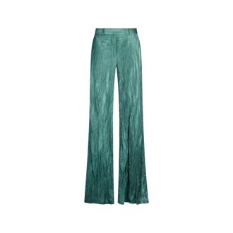 Roberto Cavalli Crinkled Texture Hosen - - Trousers - Damen - Blau - S