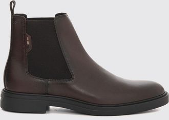 HUGO BOSS Chelsea-Boots aus Glattleder von mit hinterer Zuglasche