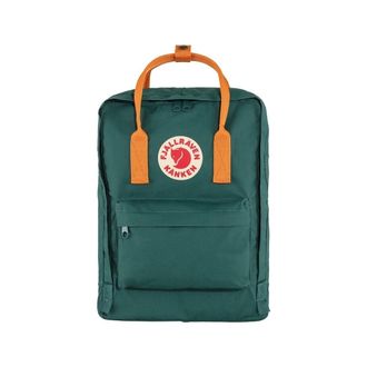 Fj&auml;llr&auml;ven FJ&Auml;LLR&Auml;VEN Kanken Backpack - Arctic Green/Spicy Orange