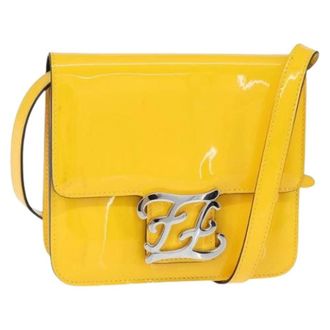 Fendi Pre-owned Karligraphy Crossbody Bag - - Pre-owned - Damen - Gelb - ONE SIZE