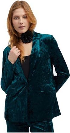 ORSAY Veste en velours vert pour femme | Compl&eacute;ment parfait pour les looks daffaires et d&eacute;contract&eacute;s | &Eacute;l&eacute;gance avec un blazer | Mode femme en ligne | Veste
