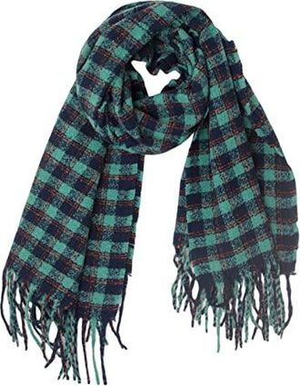 Generic Petite &eacute;charpe pour homme et femme - &Eacute;charpe classique &agrave; pompons - Chaude, douce et &eacute;paisse - Grande couverture ch&acirc;le - 1 &eacute;charpe chaude pour cheveux,