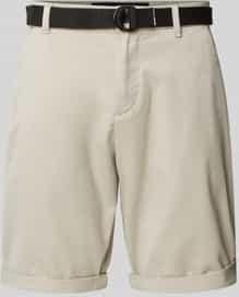 Tom Tailor Denim Regular Fit Chinoshorts mit G&uuml;rtel