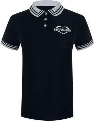 Love Moschino Poloshirt f&uuml;r Herren, Baumwolle (Dunkles Marineblau)