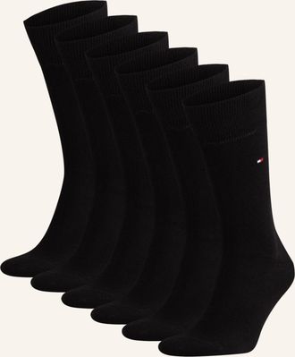 Tommy Hilfiger 6er-Pack Str&uuml;mpfe schwarz