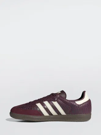 adidas Samba OG Sneaker aus Leder und Wildleder mit Python-Print