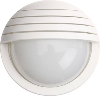 Prisma 300484 Wandleuchte IP44 A 1 x 60W E27, wei&szlig;