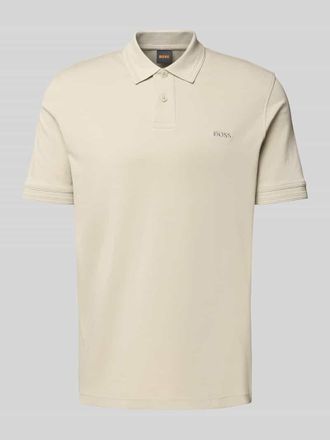 Boss Orange by Hugo Boss Regular Fit Poloshirt mit Label-Stitching Modell Interlock