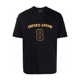 Emporio Armani Homme, Tops, Bleu, Taille: XL T-Chemises