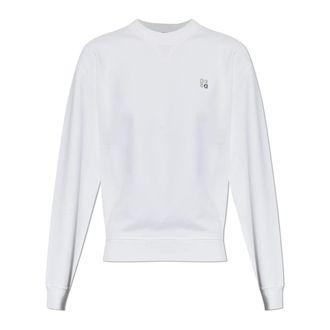 Dsquared2 Damen, Sweatshirts & Hoodies, Wei&szlig;, 2XSGr&ouml;&szlig;e