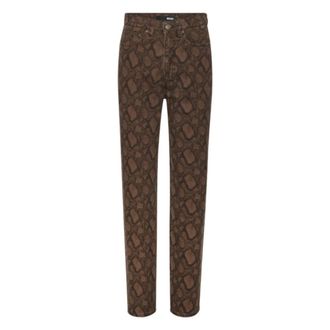 Rotate Gerade Jeans mit Print - - Jeans - Damen - Braun - W26