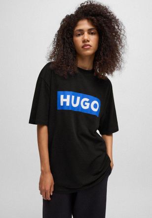 HUGO BOSS T-Shirt Nico mit gro&szlig;em Logo-Print, Unisex