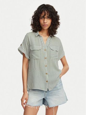 Vero Moda Hemd Bumpy 10310139 Gr&uuml;n Regular Fit